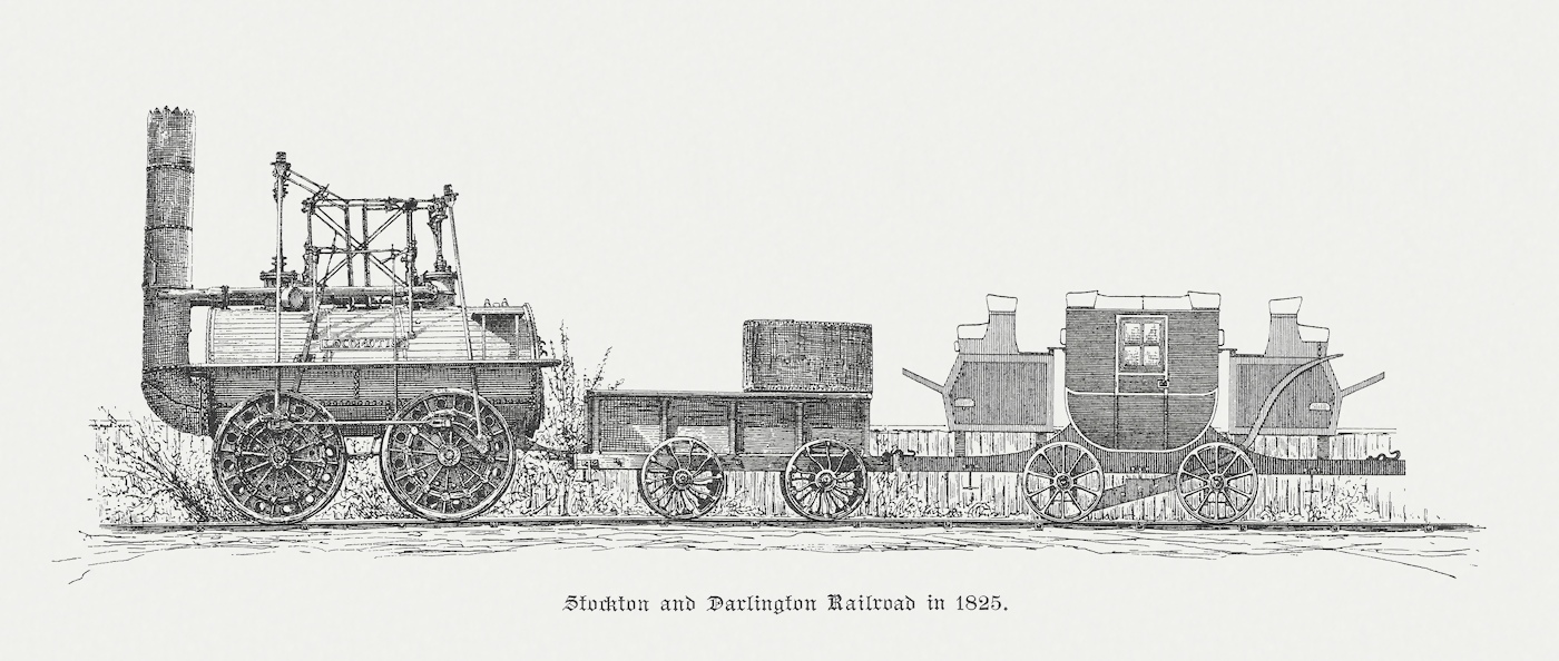 Where was the world's first railway line? - Great Big Story